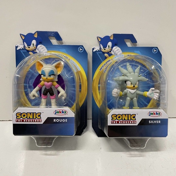 Jakks | Toys | Jakks Pacific Sonic The Hedgehog Silver Rouge 25 Action ...